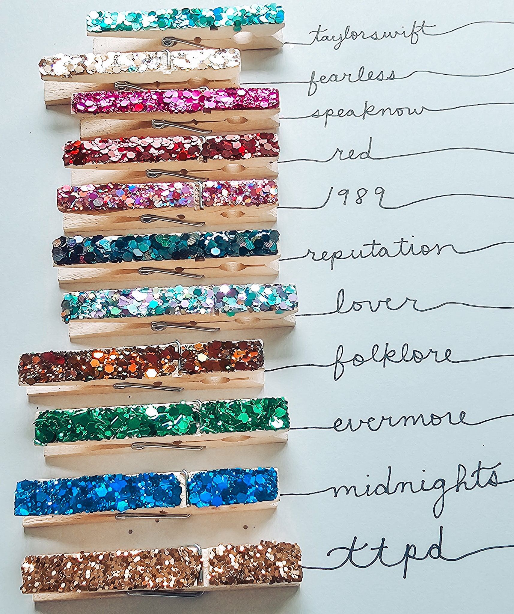 Cheer Clothespins, Eras Decorations, Eras Clothespins, Cheer Bag Pins ...