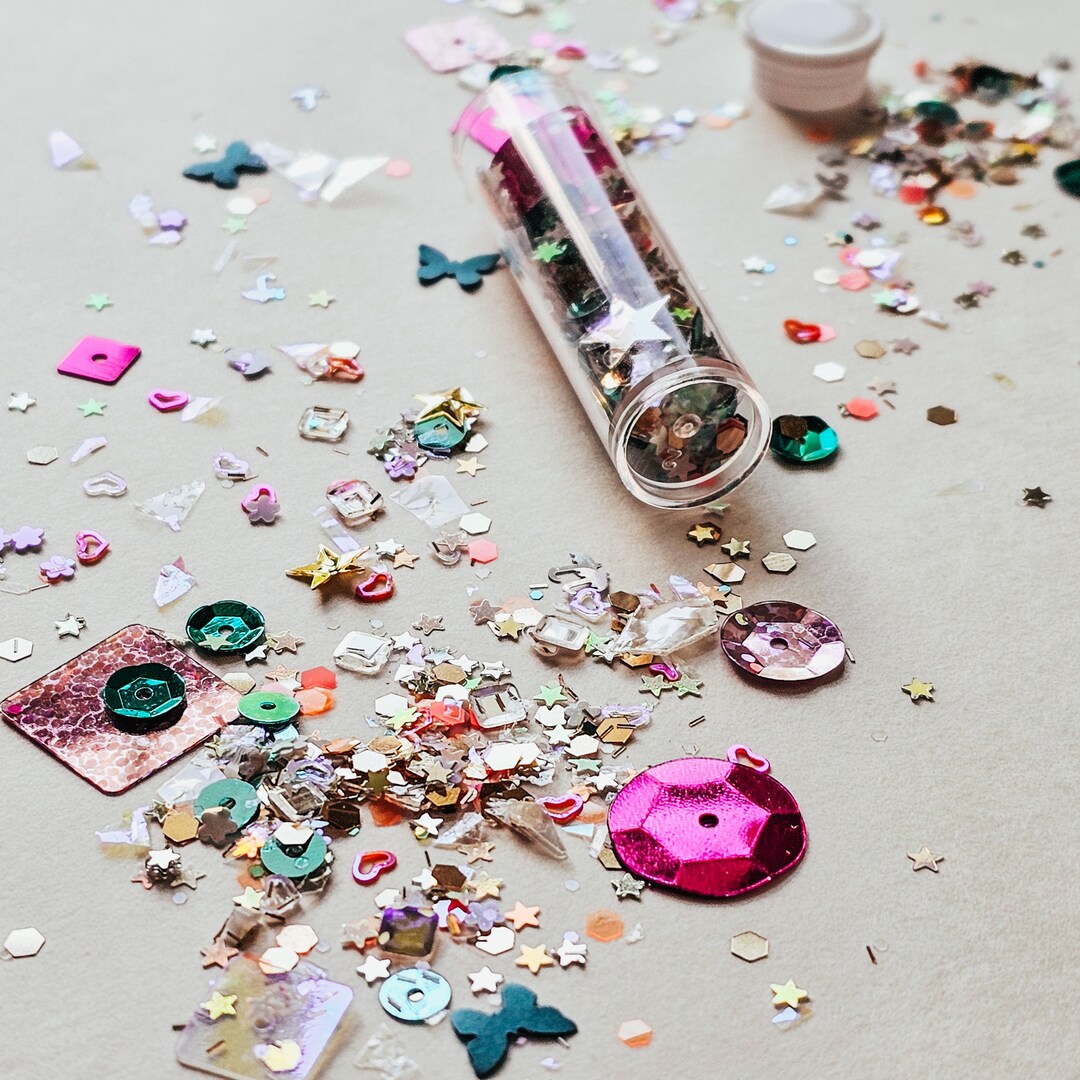 Butterfly Glitter Confetti Mix, Flutter Confetti, Card Making Glitter ...