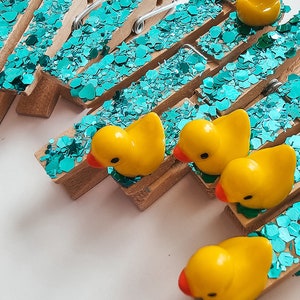 Cheer Pin Clothespin Duck, Duck Clothespin, Mini Duck, Resin Duck ...