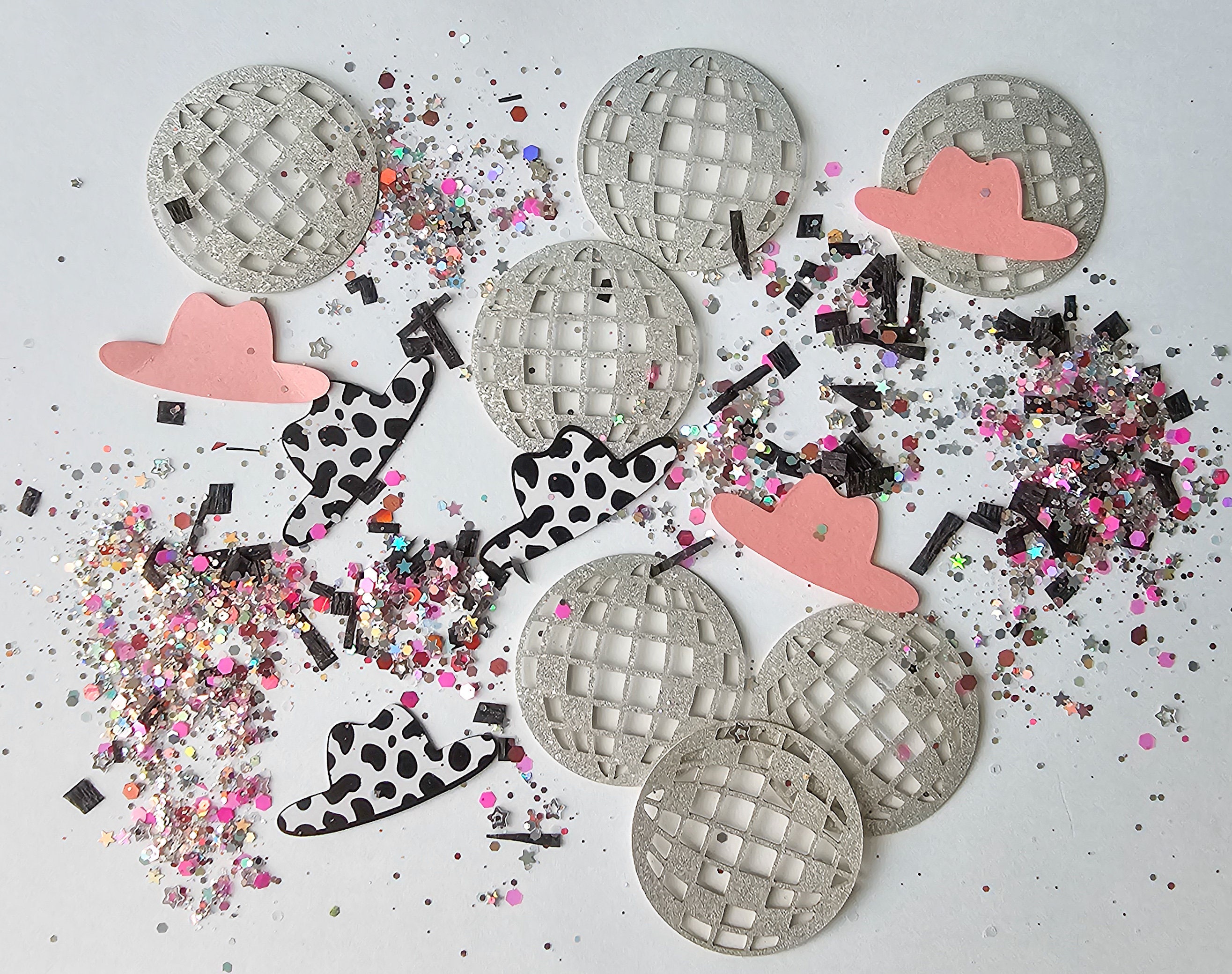 Texas Hold Em, Bey, Disco Confetti, Cowgirl Confetti, Cowboy Confetti ...