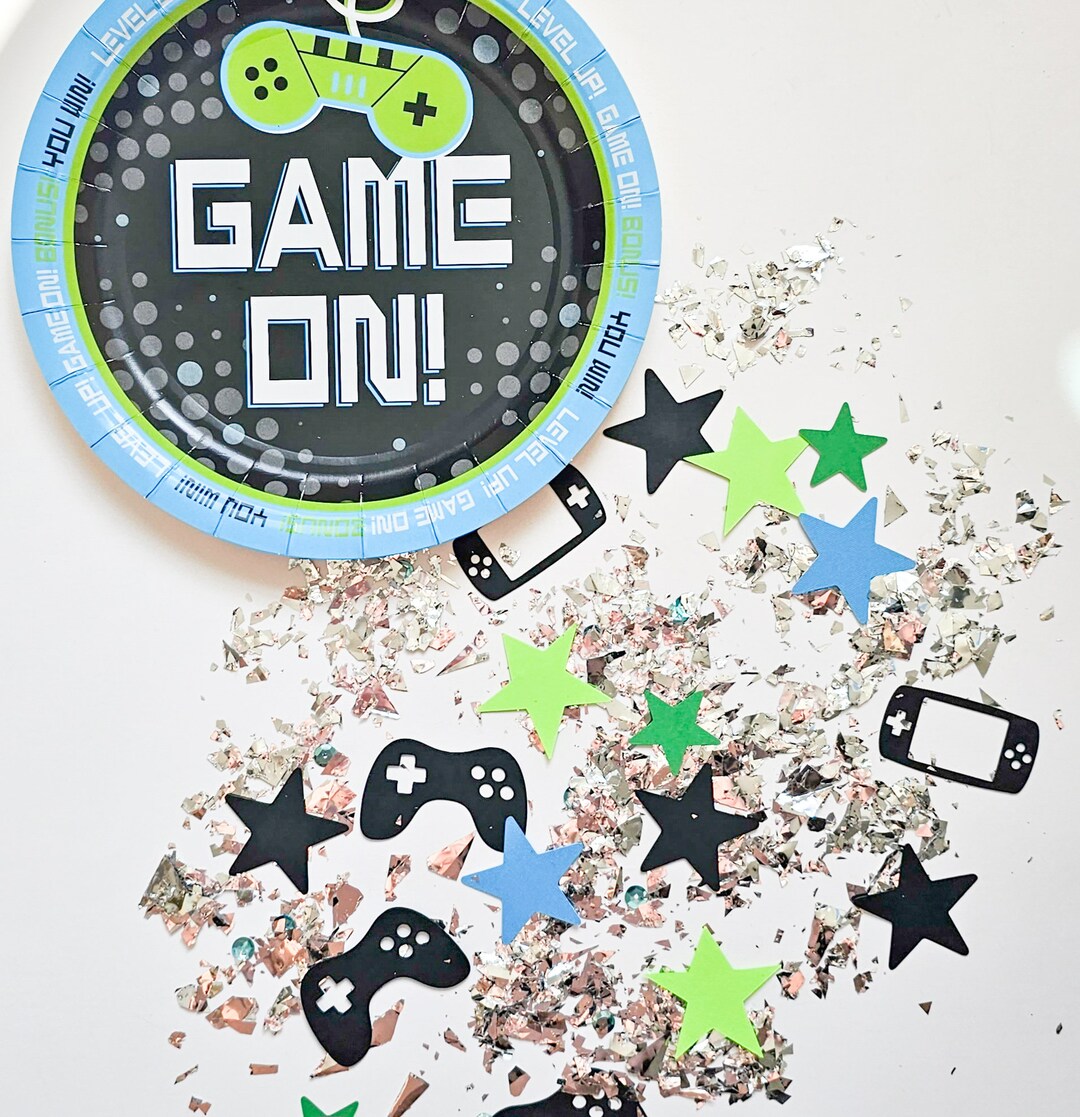 Gamer Confetti, Gamer Party Theme, Gaming Lover, Gamer Confetti Theme ...