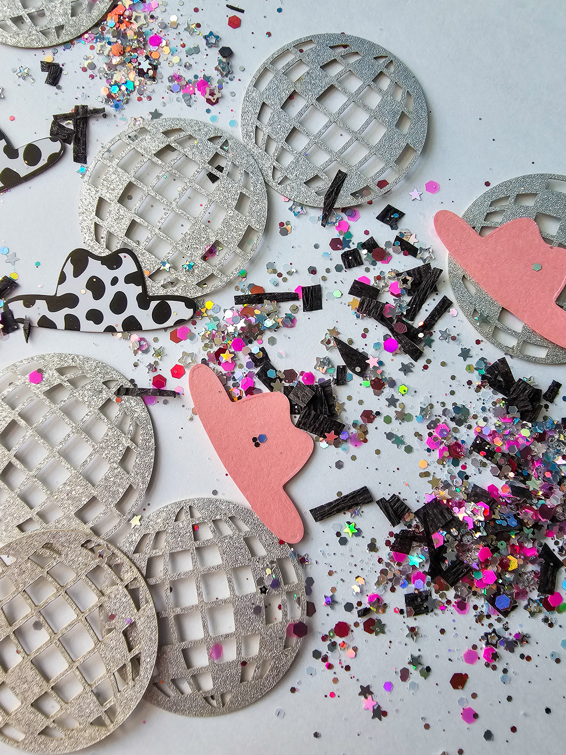 Texas Hold Em, Bey, Disco Confetti, Cowgirl Confetti, Cowboy Confetti ...