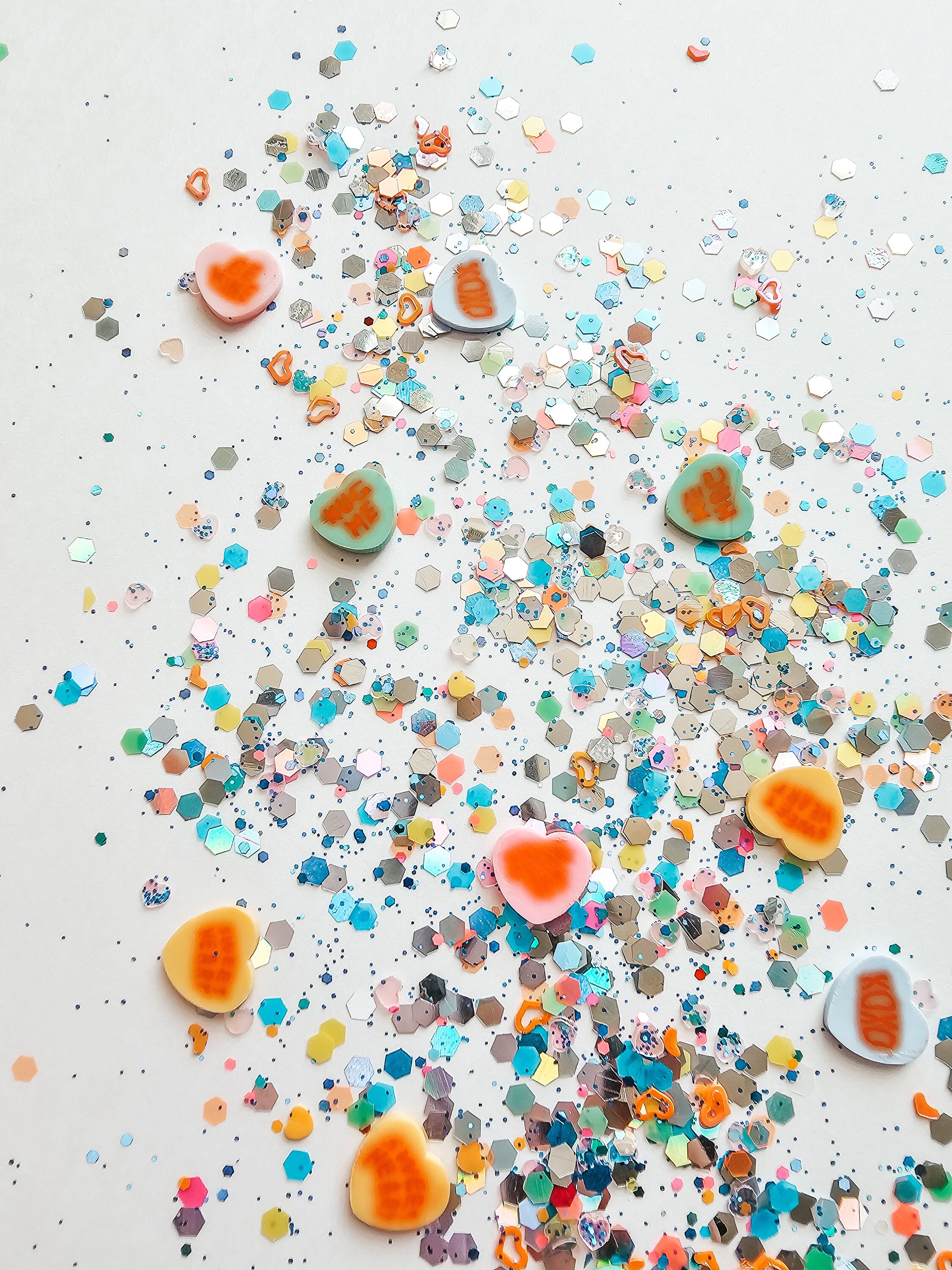 Conversation Confetti, Valentine Confetti, Confetti Mix for Valentines ...