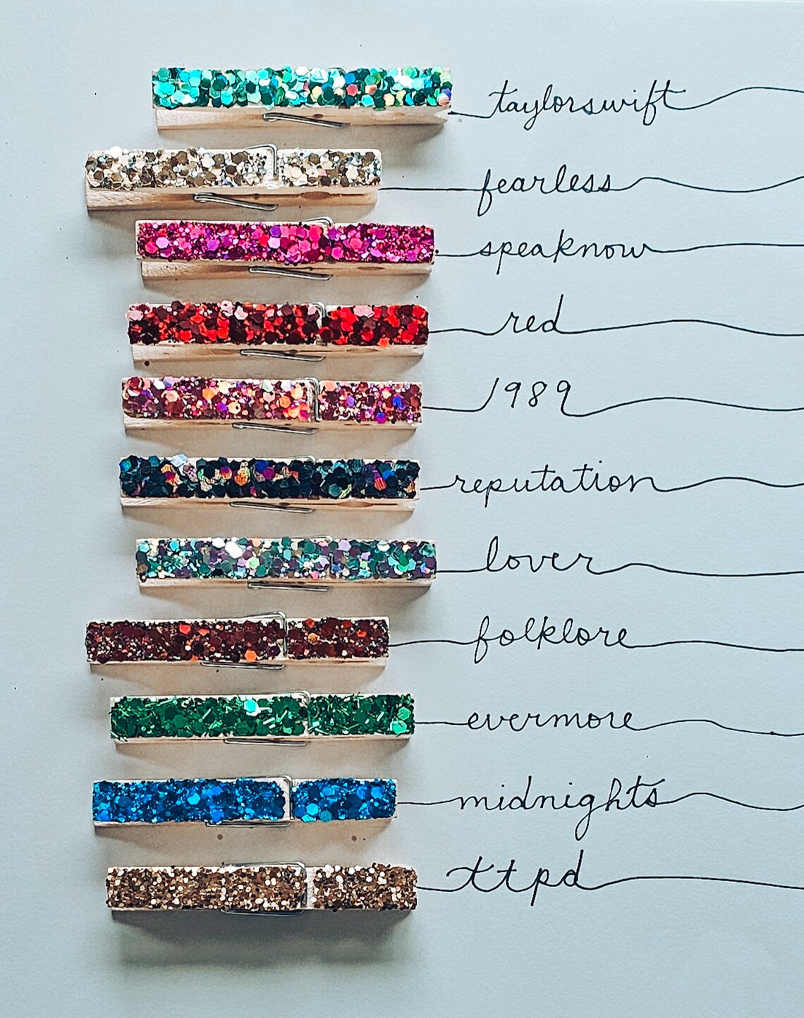 Cheer Clothespins, Eras Decorations, Eras Clothespins, Cheer Bag Pins ...