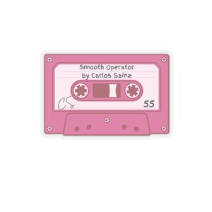 Carlos Sainz Smooth Operator Formula One Quote Stickers - Etsy