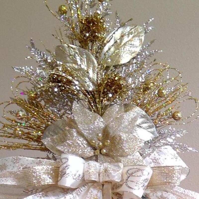 Gold Tree Topper - Etsy