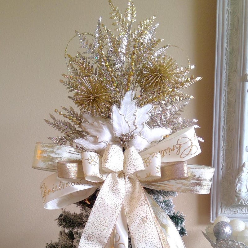 Tree Topper Bows - Etsy