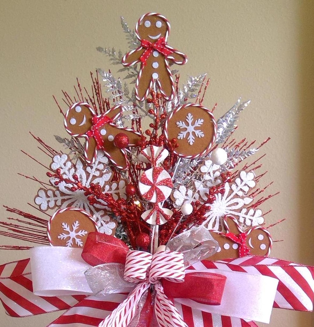 Christmas Tree Topper, Gingerbread Tree Topper, XL Tree Topper, Winter ...