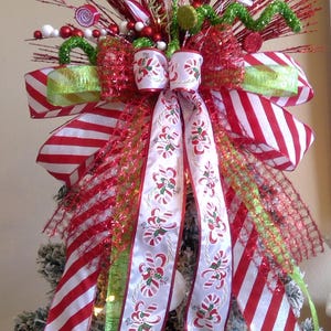 Christmas Tree Topper, Green Tree Topper, XL Tree Topper, Elf Legs Tree ...