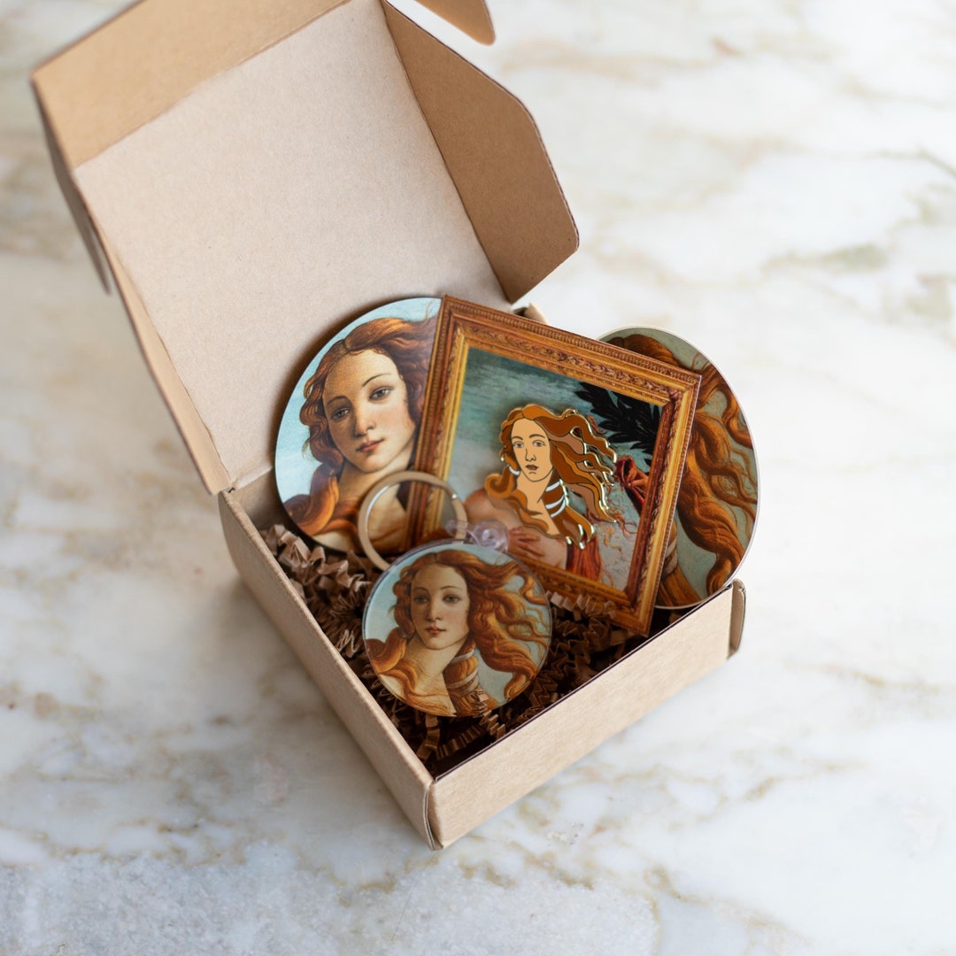 The Birth of Venus – Trinket Bundle Gift Box With Enamel Pin, Sticker ...