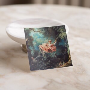 Fragonard, the Swing Rococo Style Waterproof Sticker - Etsy