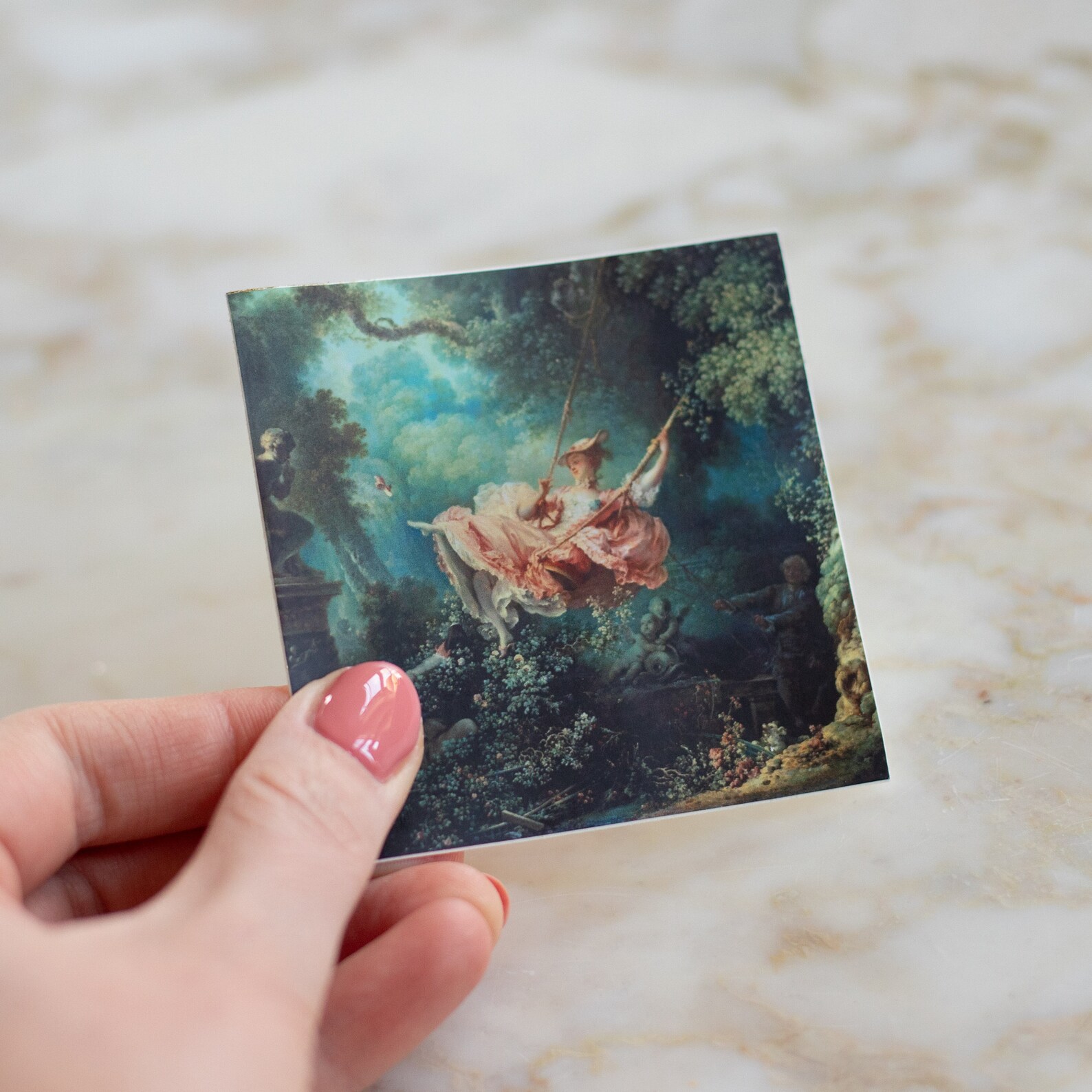 Fragonard, the Swing Rococo Style Waterproof Sticker - Etsy