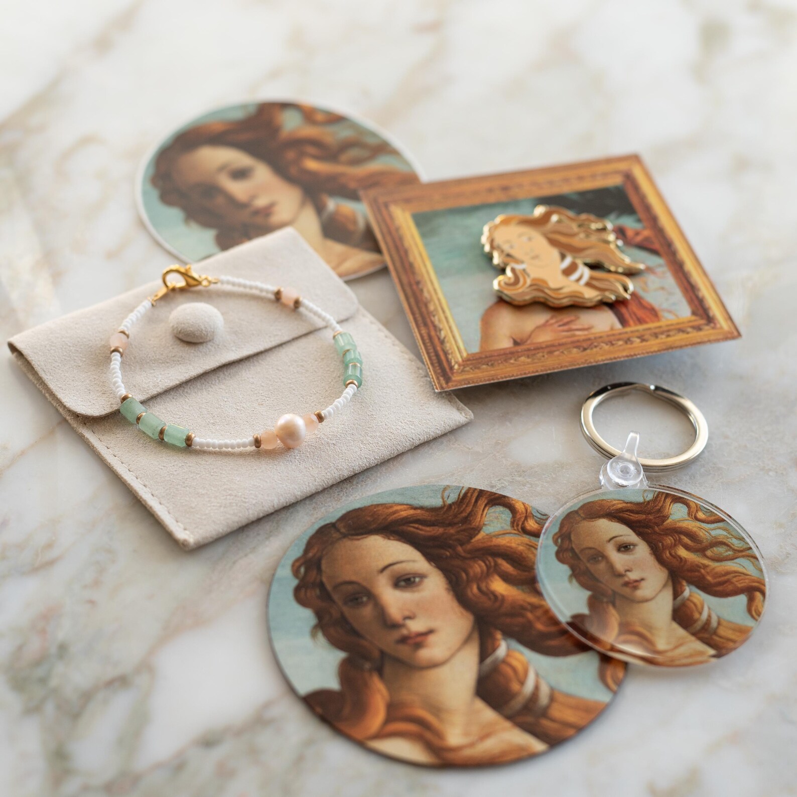 The Birth of Venus – Trinket Bundle Gift Box With Enamel Pin, Sticker ...