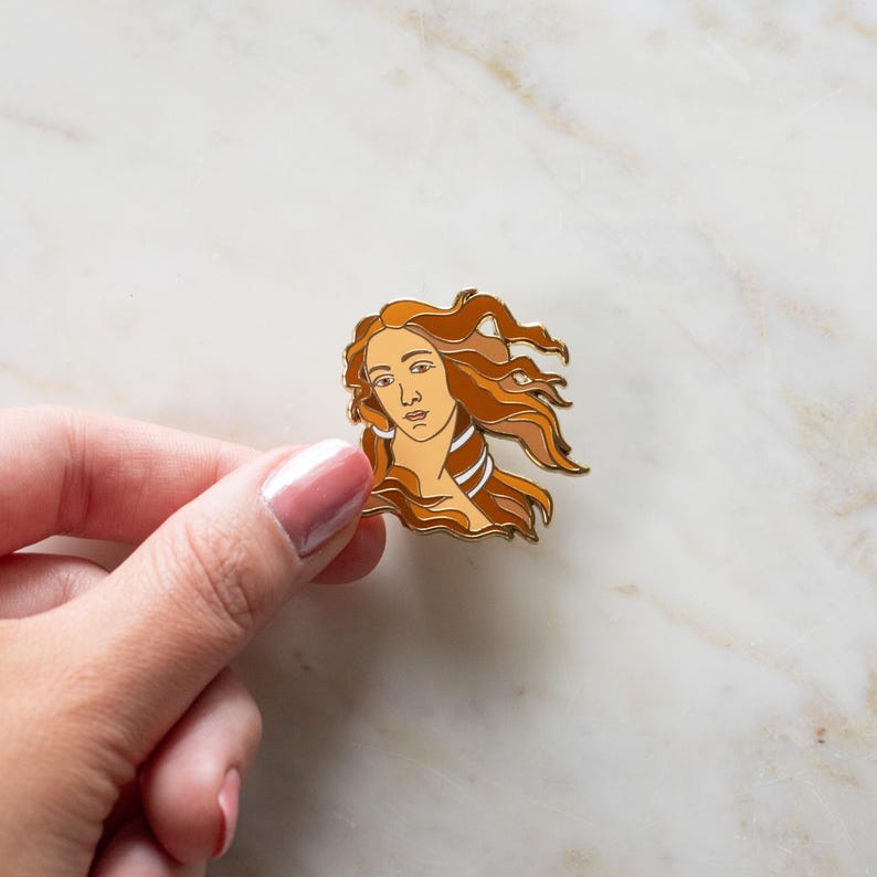 Hard Enamel Pin – the Birth of Venus, Sandro Botticelli - Etsy