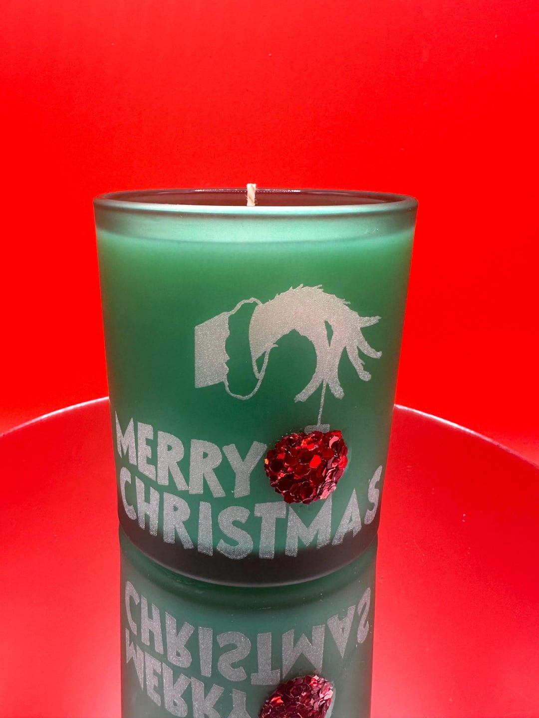 Merry Grinchmas Grinch Soy Candle With Sparkling Ornament. grinch ...