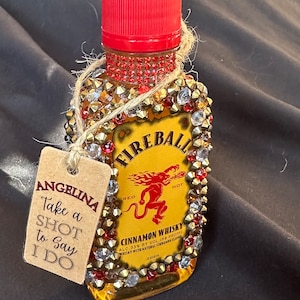 Fireball Shooter! Hand Adorned With Rhinestones. Personalized Gift Tag ...