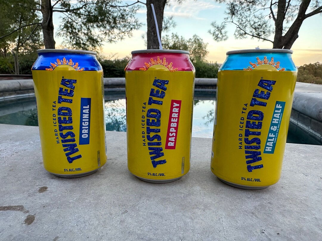 Twisted Tea 12 Oz Soy Candle With Glitter Name and Sun Flames. Fruity ...