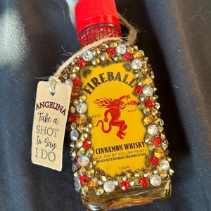 Fireball Shooter! Hand Adorned With Rhinestones. Personalized Gift Tag ...