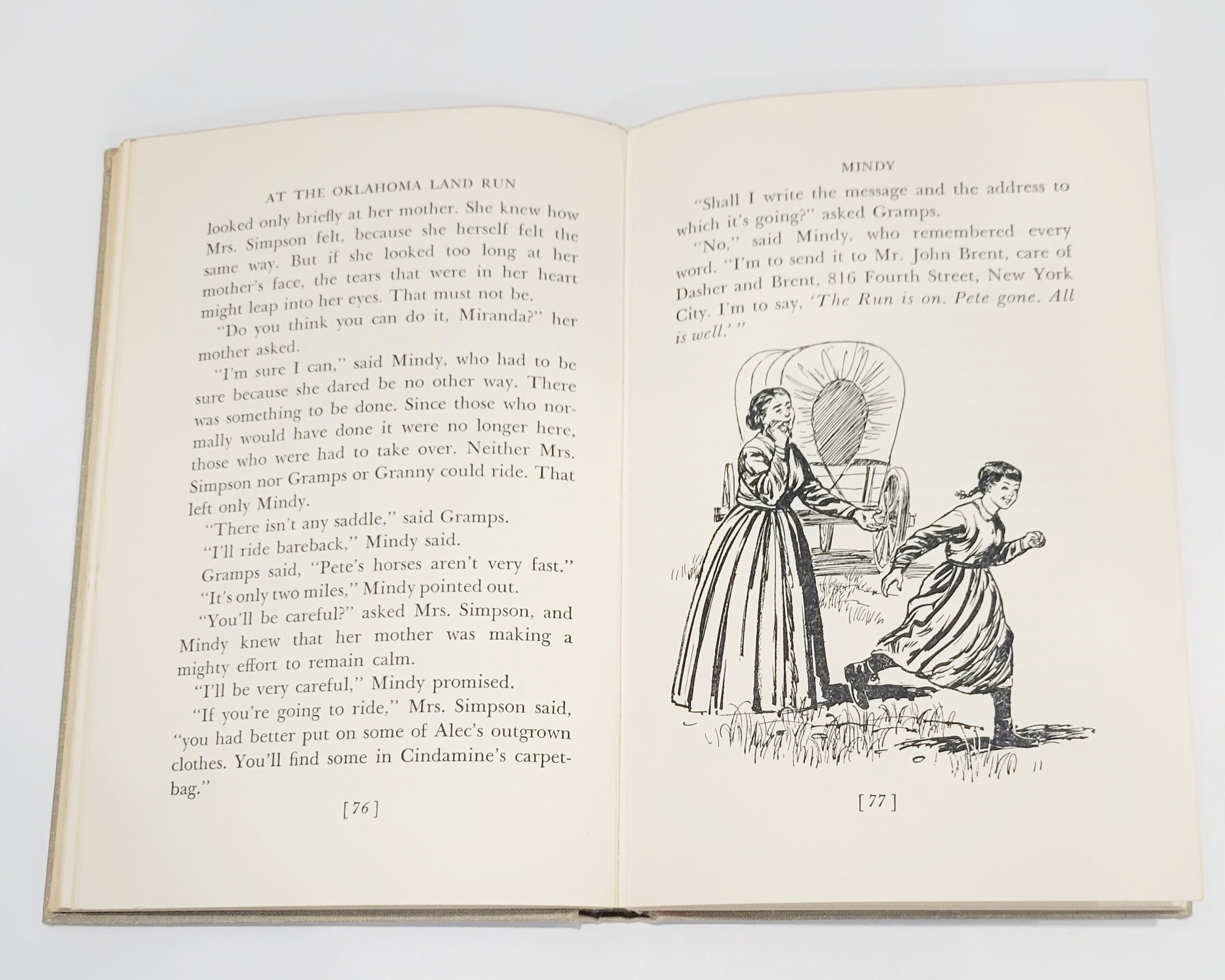 We Were There at the Oklahoma Land Run Kjelgaard 1957 First Edition ...