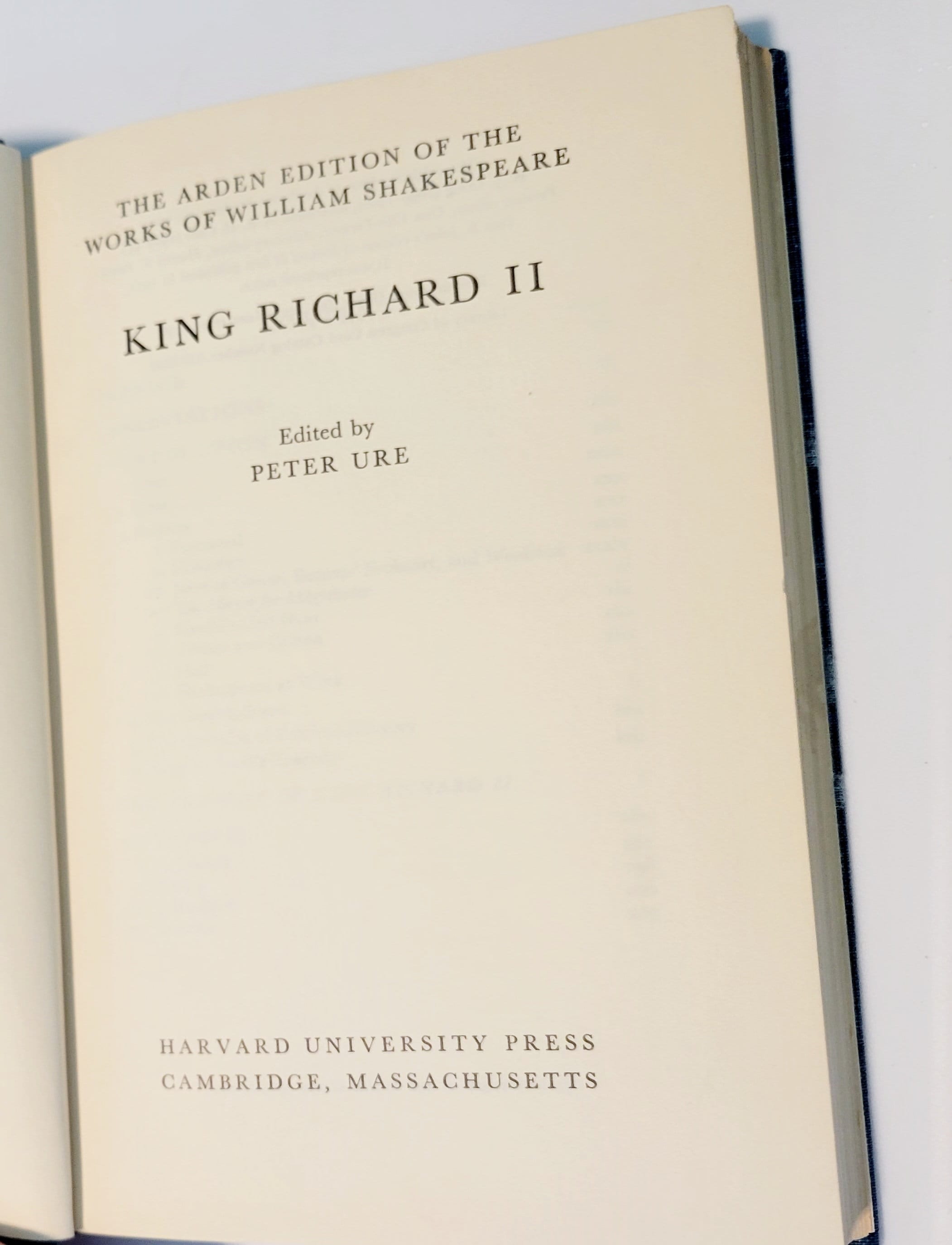 The Arden Shakespeare King Richard II Edited by Ure 1956 - Etsy