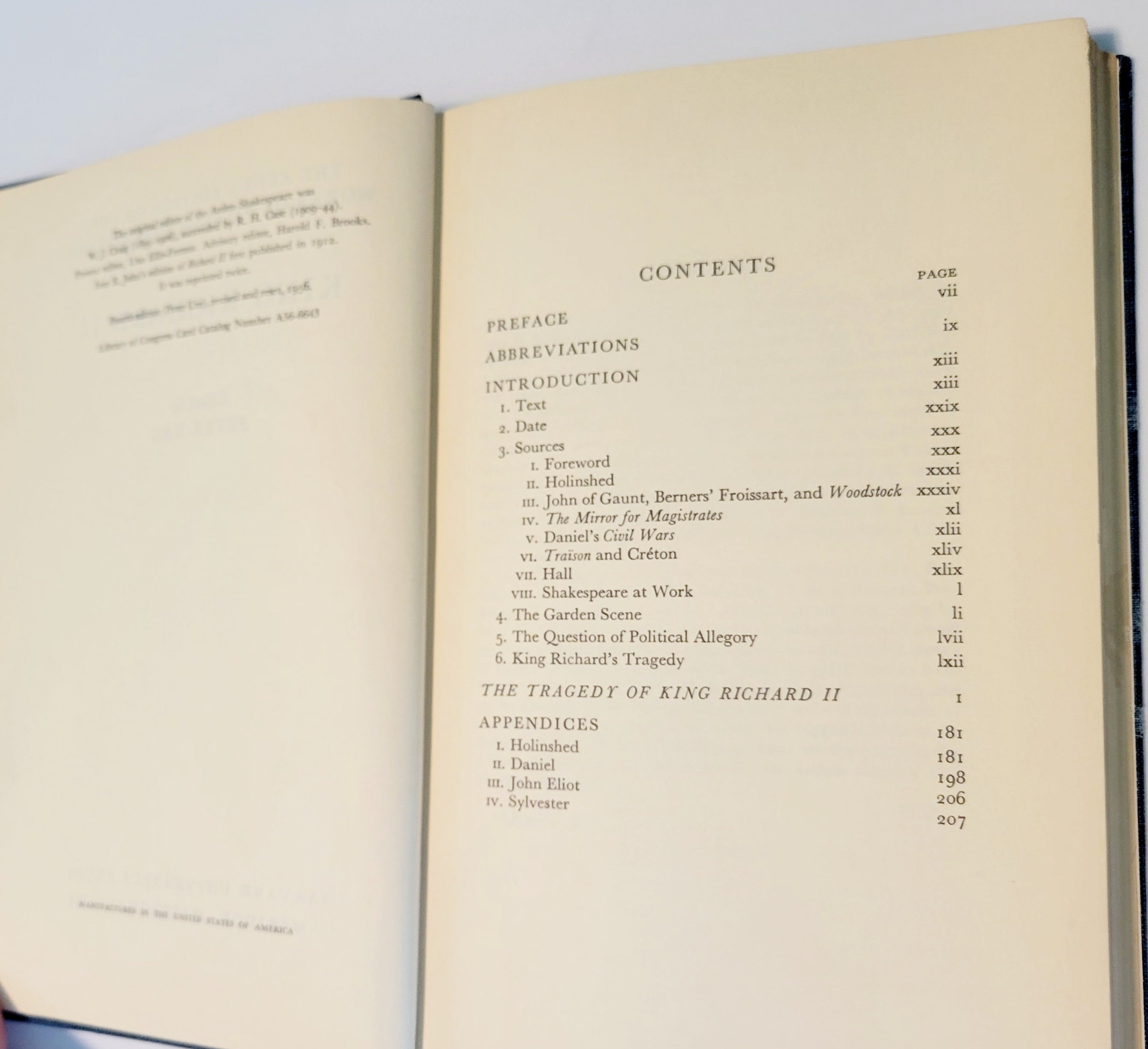 The Arden Shakespeare King Richard II Edited by Ure 1956 - Etsy