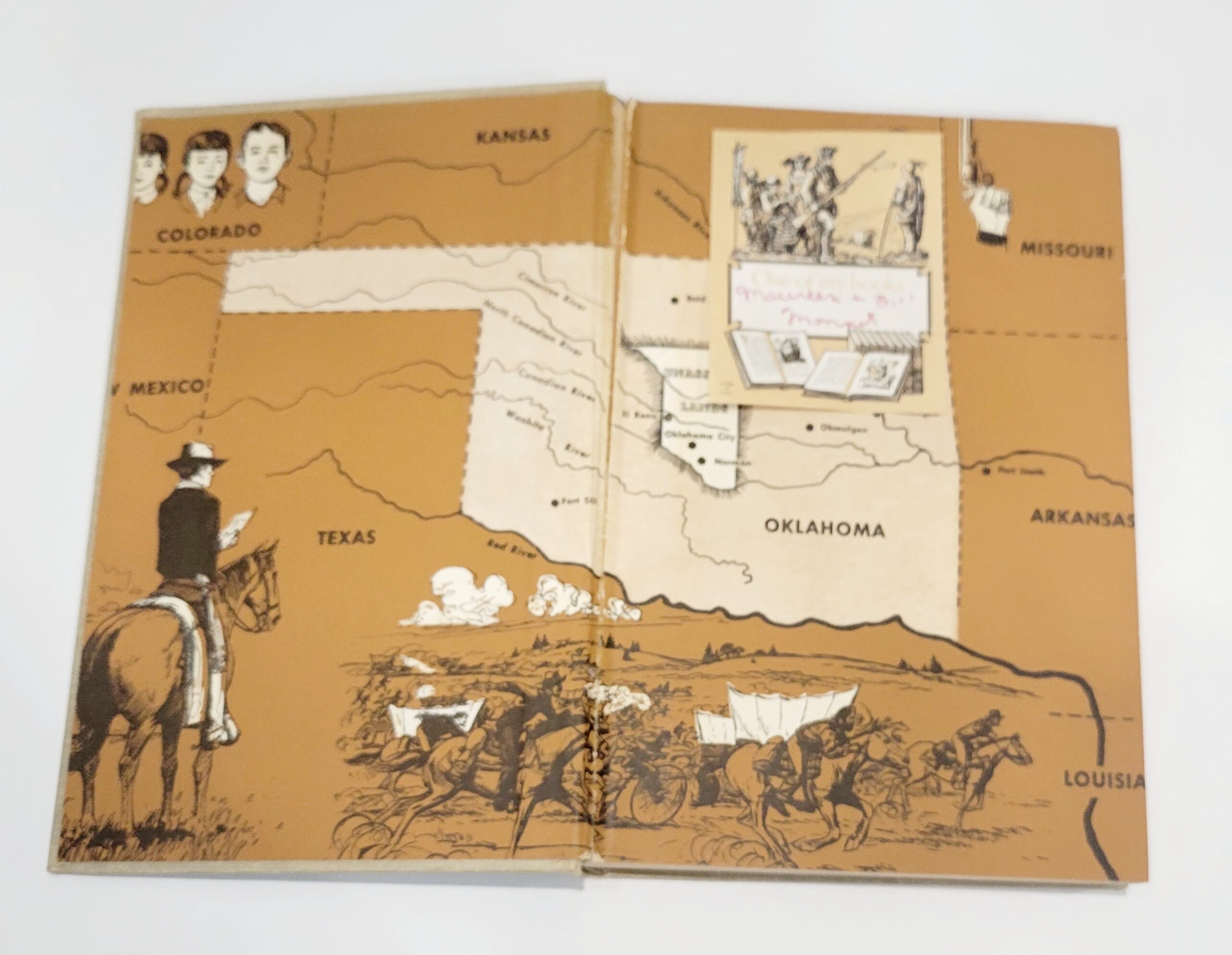 We Were There at the Oklahoma Land Run Kjelgaard 1957 First Edition ...