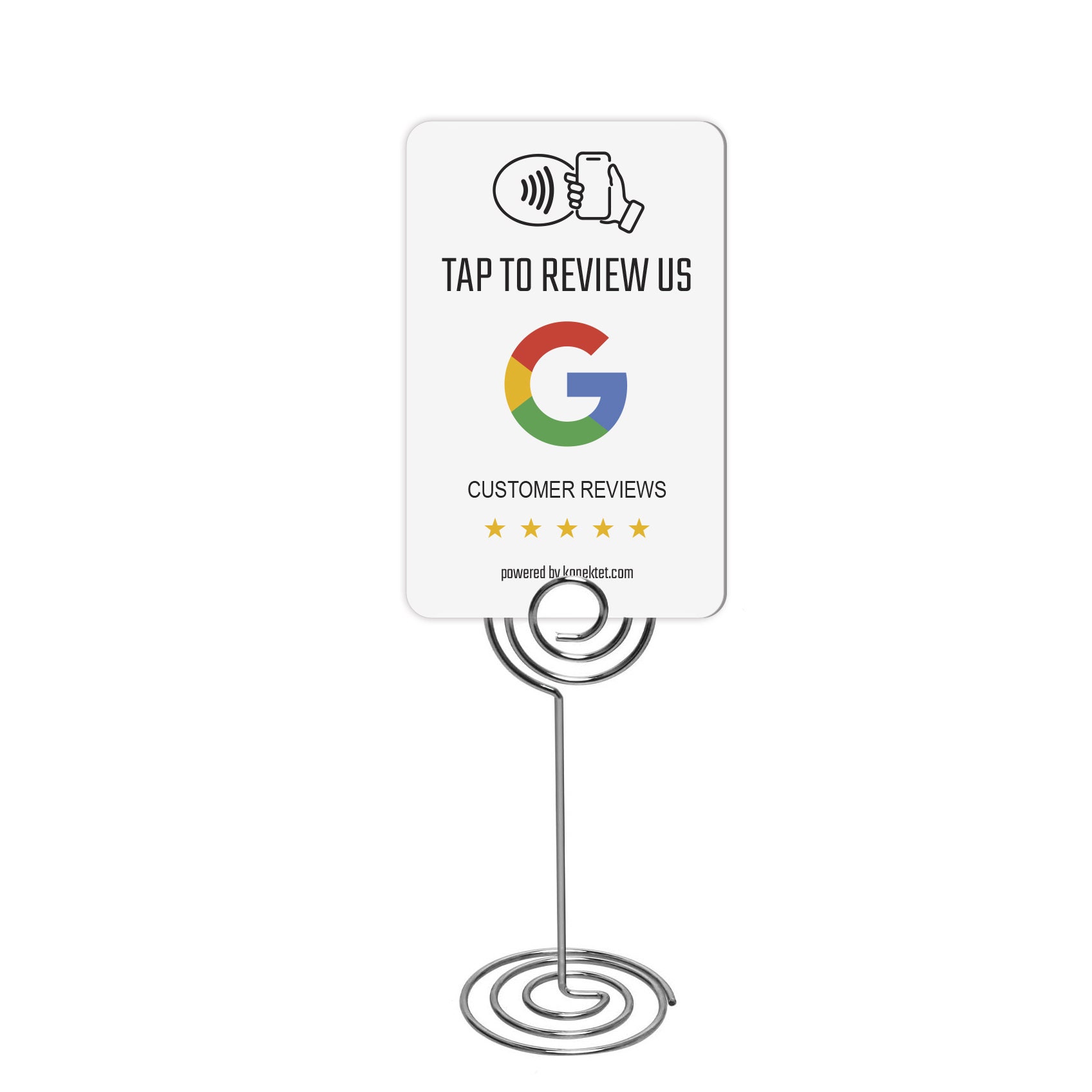 Google Review Tap Cards With Stands (x3), Skyrocket Your Online ...