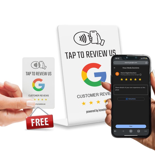 Google Review Sign - Etsy