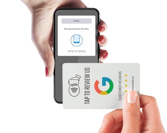 Google Review Tap Cards With Stands (x3), Skyrocket Your Online ...