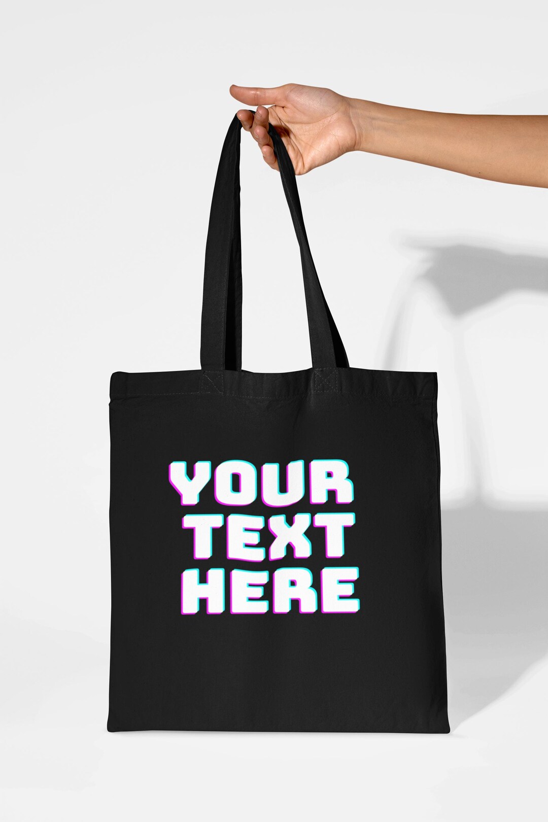 Personalised Tote Bag, Customised Tote Bag, Your Image or Text - Etsy
