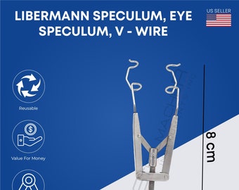 Wiltfang Eye Speculum Eyelid Tools Ophthalmic Speculum 16mm Adjustable Wire Blade Ophthalmic ...