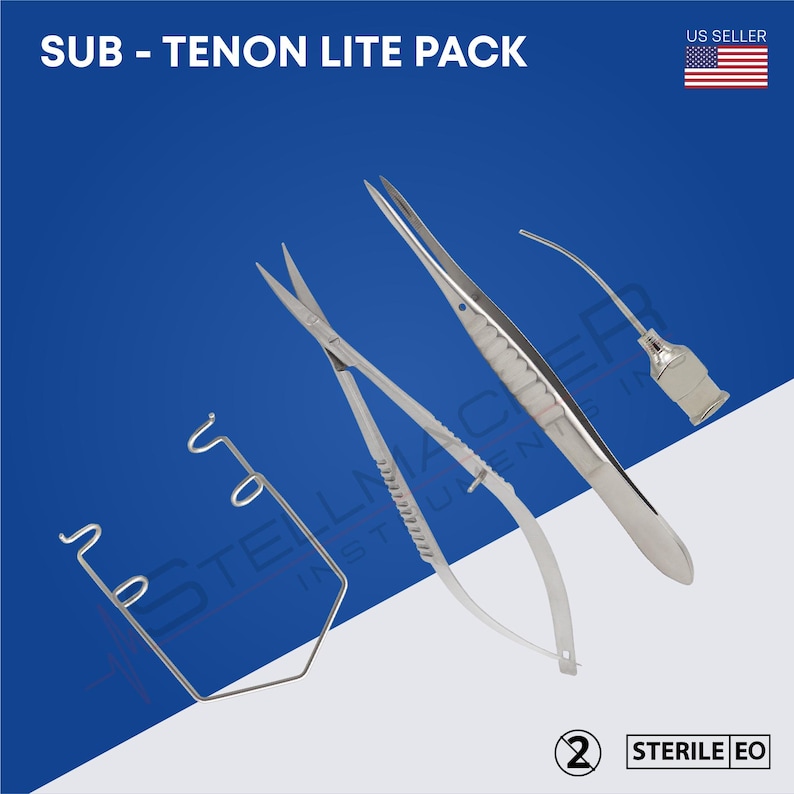 Single Use Sub-tenon Lite Procedure Kit – 10 Kits Box - Etsy