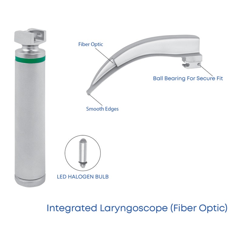 Laryngoscope Fiber Optic Set Integrated Reusable Laryngoscopic Sets ...