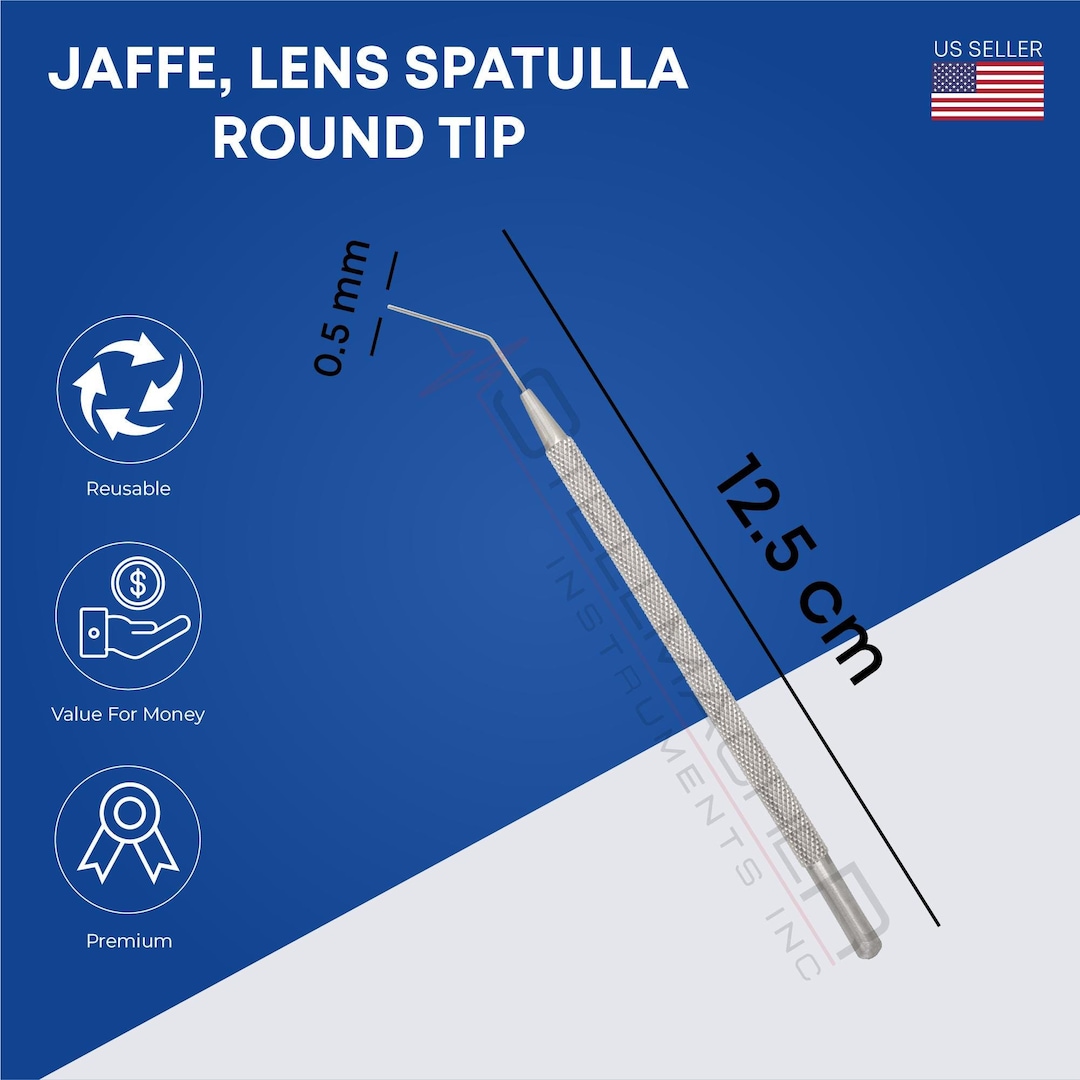 Jaffe Lens Spatula Ophthalmic Practice Spatula 0.5 Mm Overall Length 12 ...