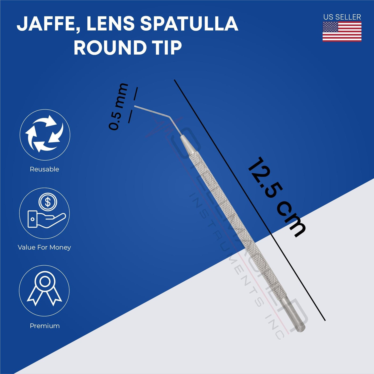 Jaffe Lens Spatula Ophthalmic Practice Spatula 0.5 Mm Overall Length 12 ...