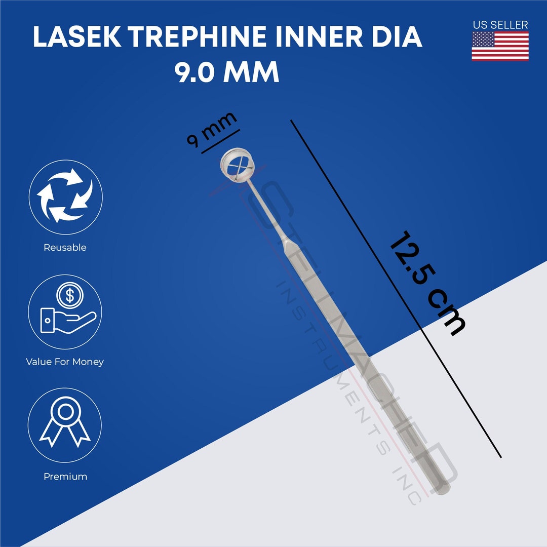 Lasek Trephine Inner Dia Meter 9.0mm Overall Length 12.5 Cm Premium ...