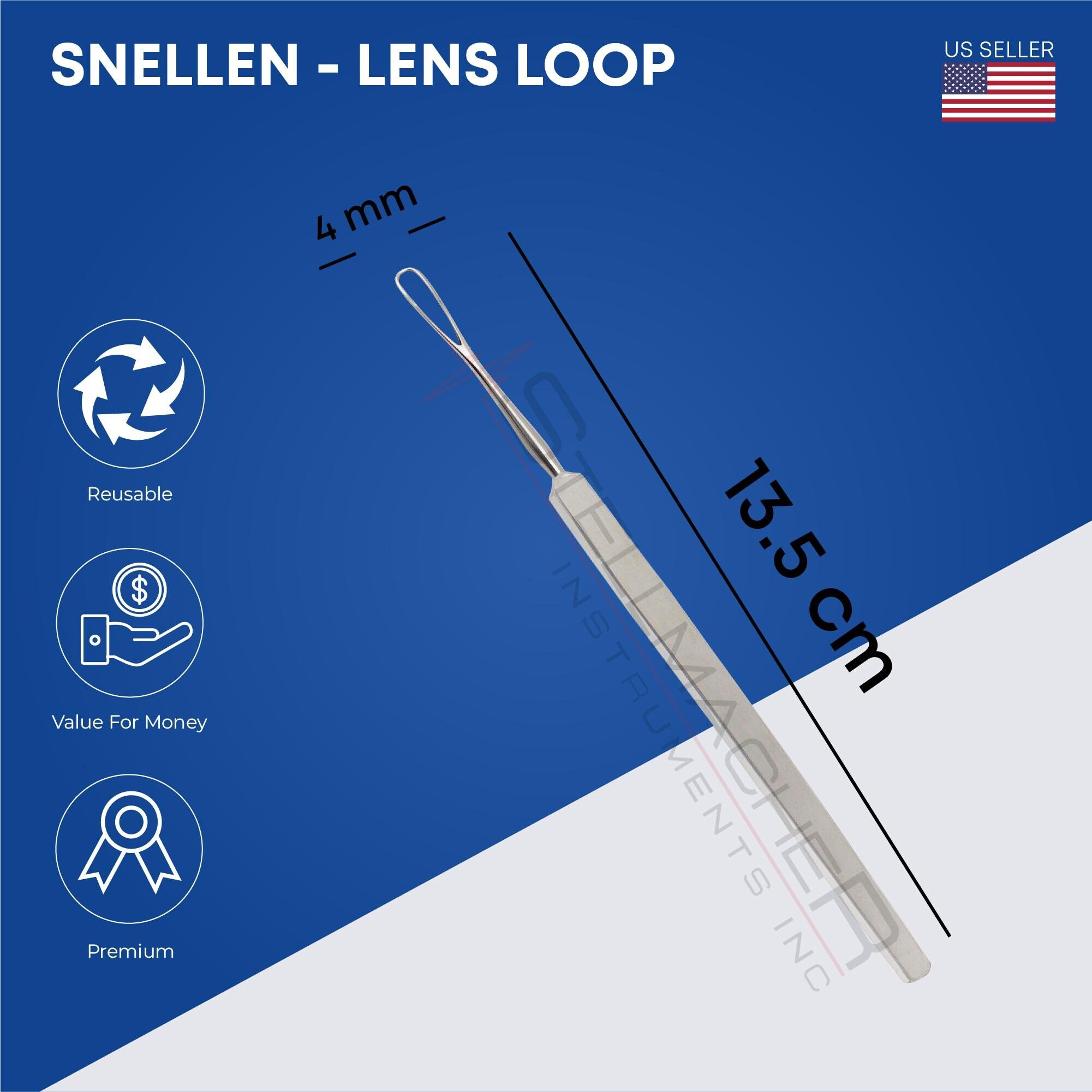 Snellen Lens Loop 4mm Overall Length 13.5 Cm Premium Lens Loop ...