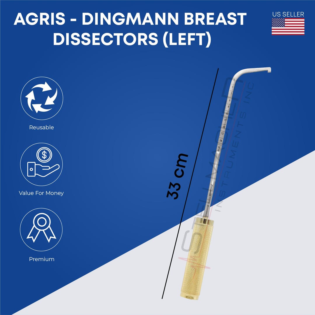 Agris Dingman Breast Dissector Length 33cm Left Premium Dissector ...