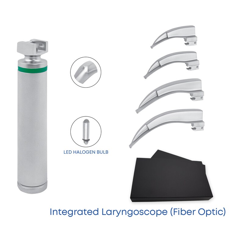 Laryngoscope Fiber Optic Set Integrated Reusable Laryngoscopic Sets ...