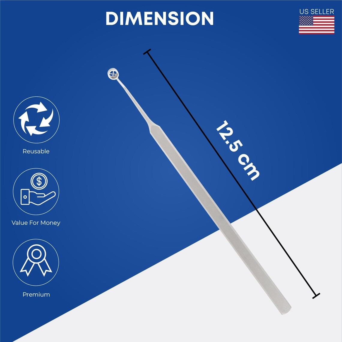 Hoffer Corneal Marker With Cross Hairs 7.0 Mm Overall Length 12.5 Cm ...