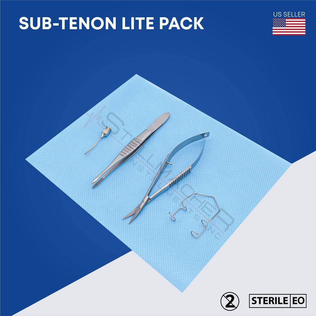 Single Use Sub-tenon Lite Procedure Kit – 10 Kits Box - Etsy