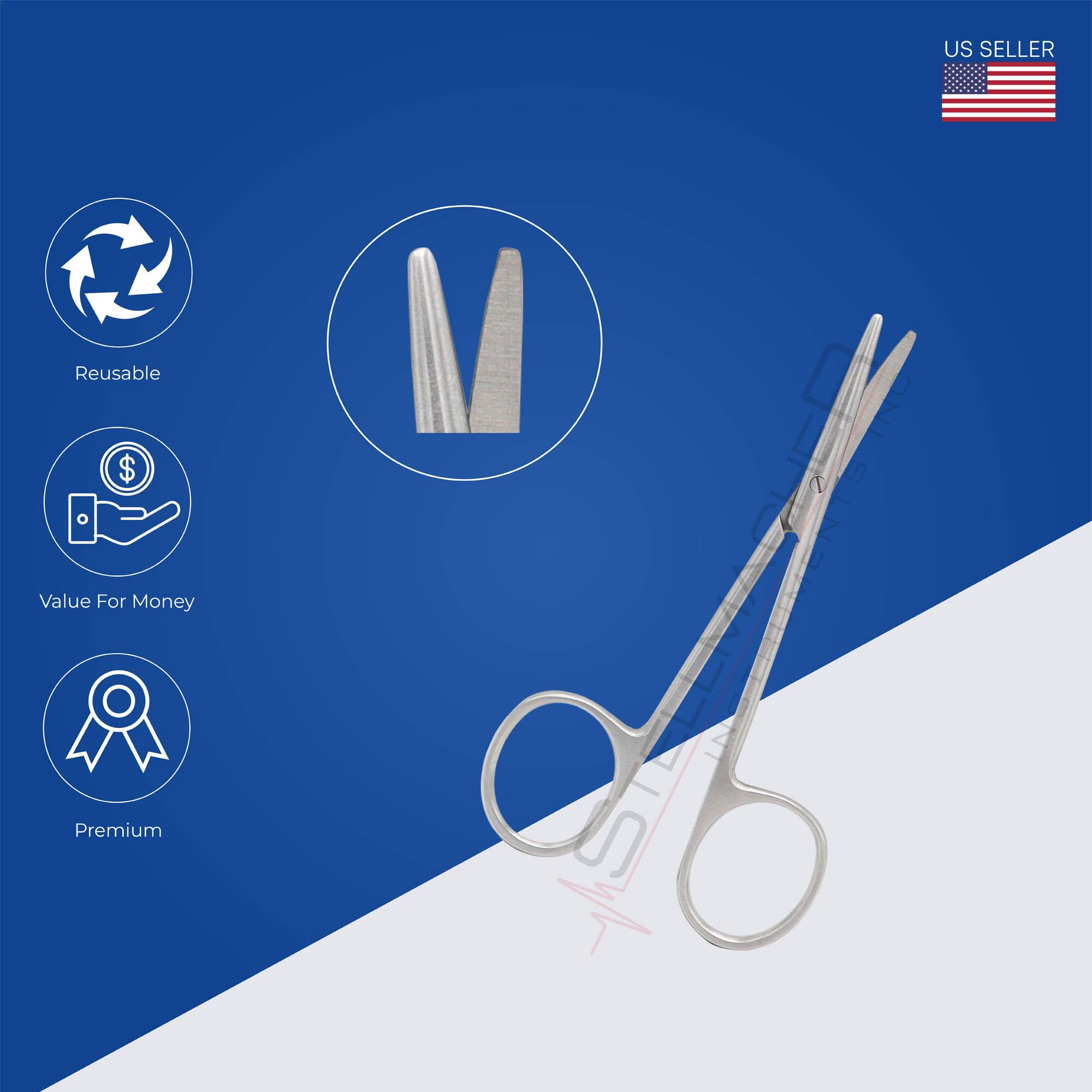 Enucleation Strabismus Scissors Curved Overall Length 11 Cm Premium ...