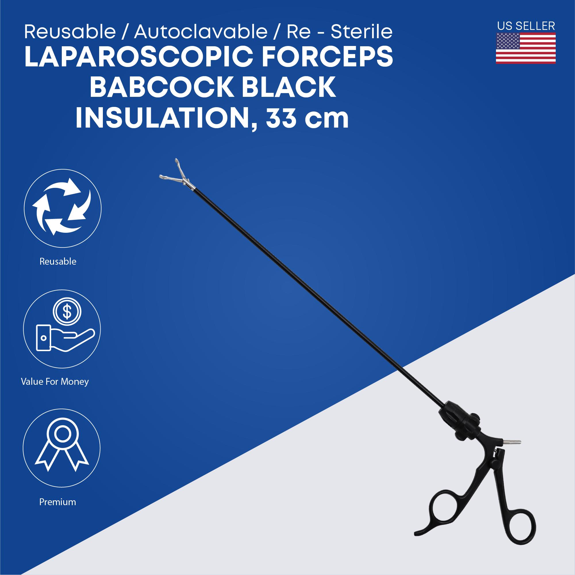 Laparoscopic Babcock Forceps Black Insulated 33 Cm Length Premium Laparoscopic Instruments - Etsy