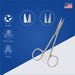Stevens Tenotomy Scissors Straight Long Model Blunt Overall Length 11.5 ...