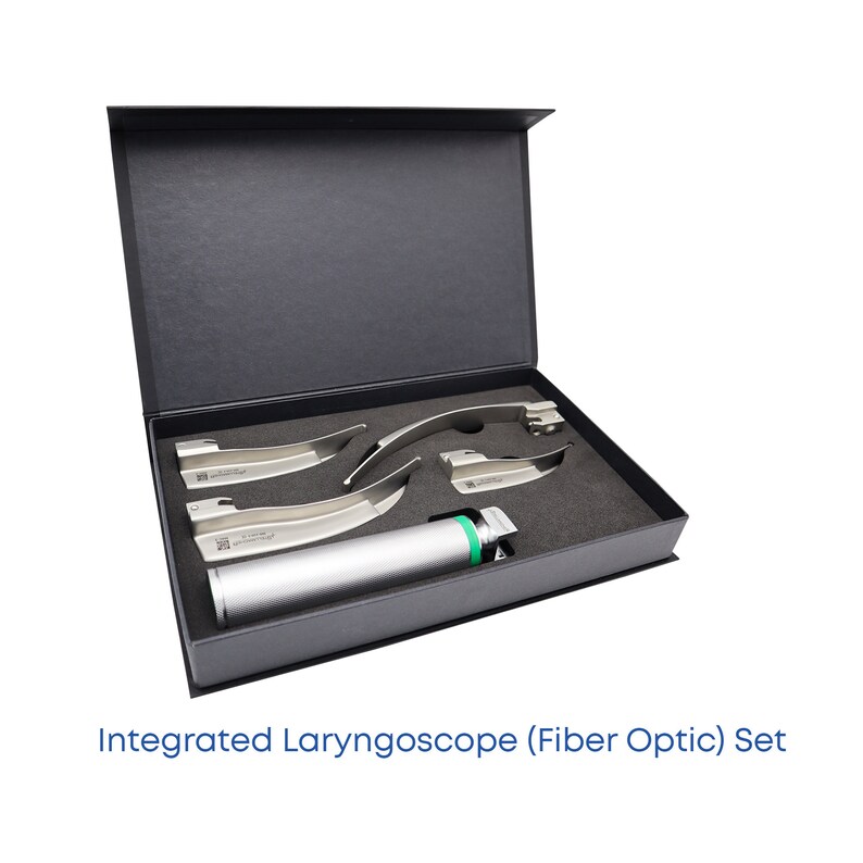 Laryngoscope Fiber Optic Set Integrated Reusable Laryngoscopic Sets ...
