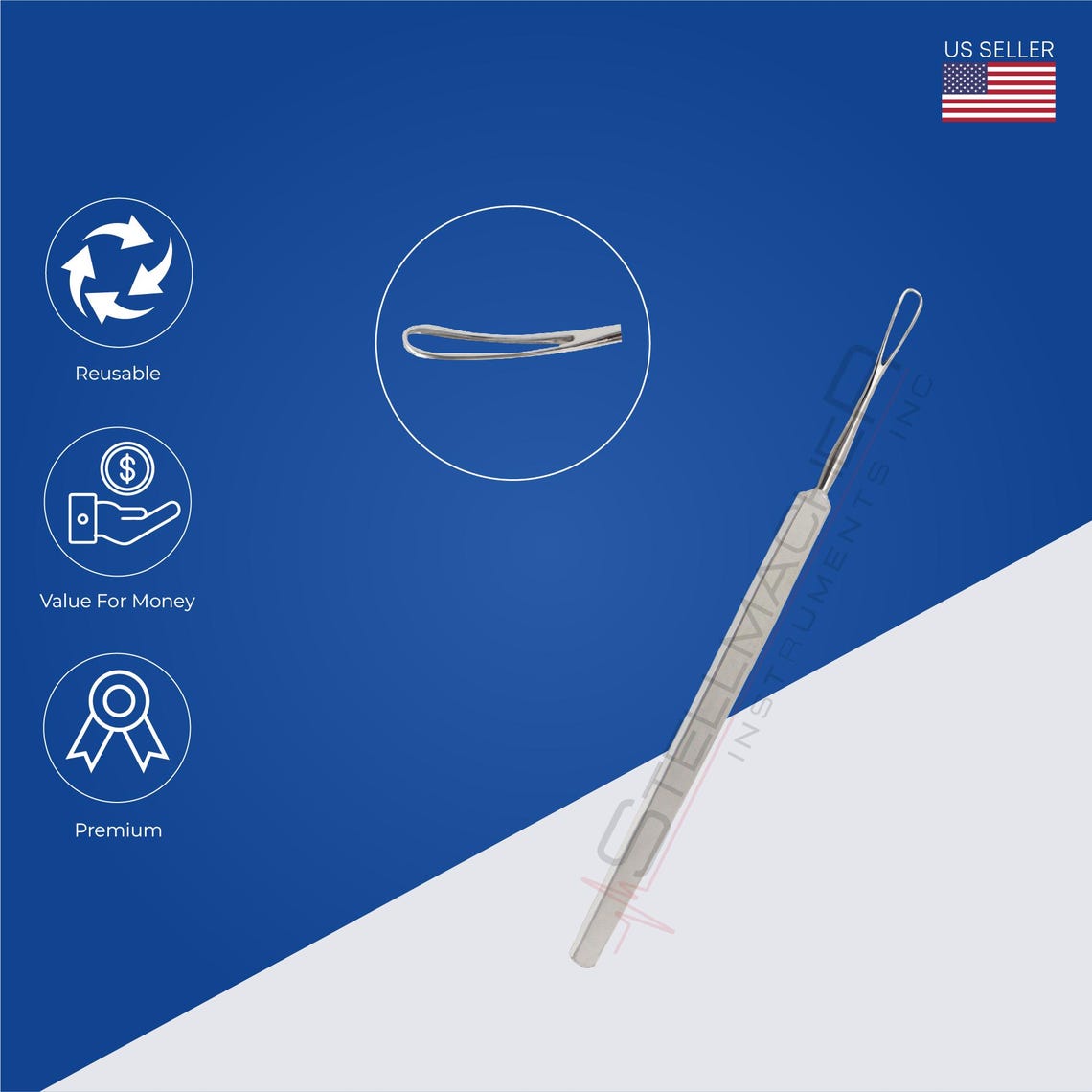 Snellen Lens Loop 4mm Overall Length 13.5 Cm Premium Lens Loop ...