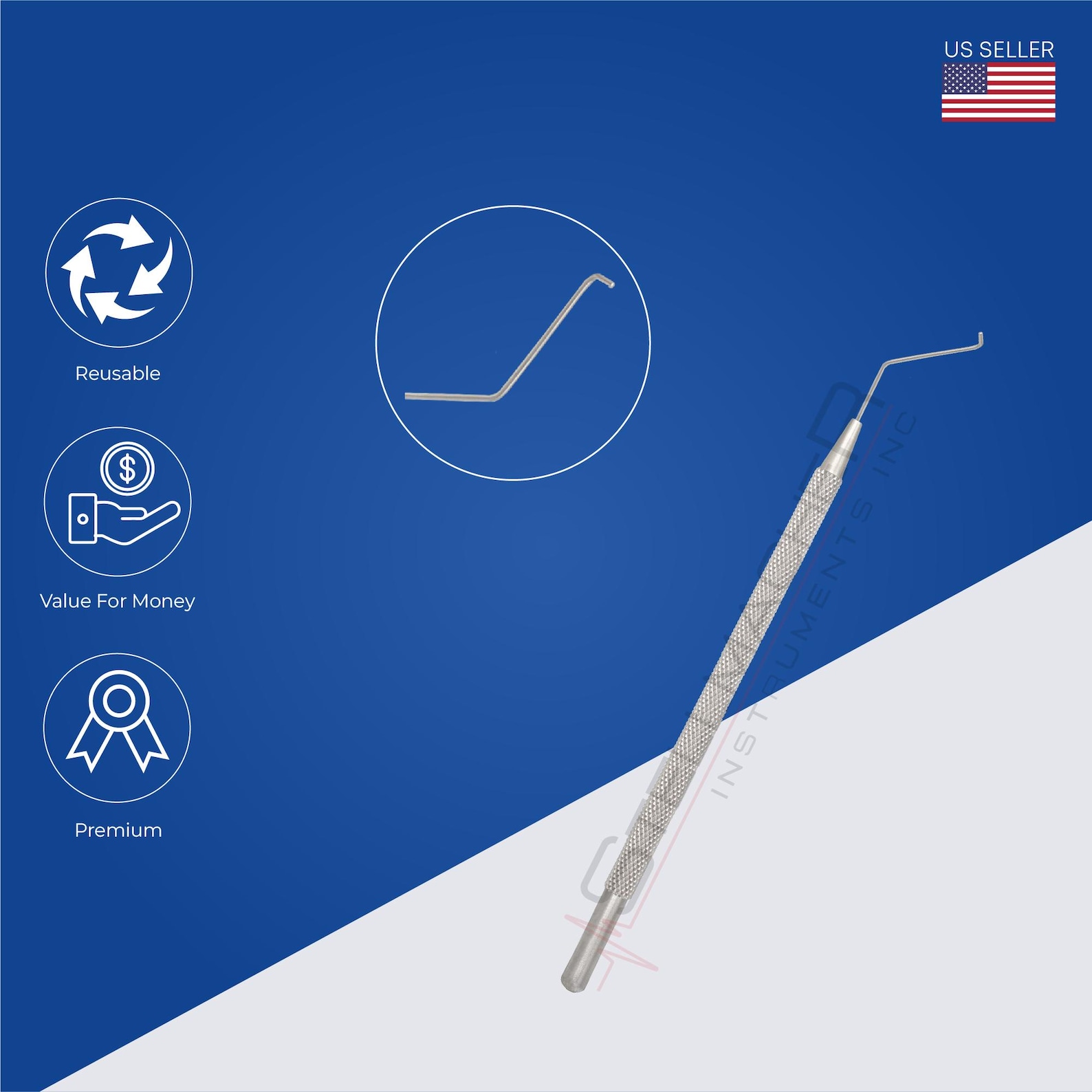 Nagahara Phaco Splitter 0.5 Mm Overall Length 12.5cm Premium Ophthalmic ...