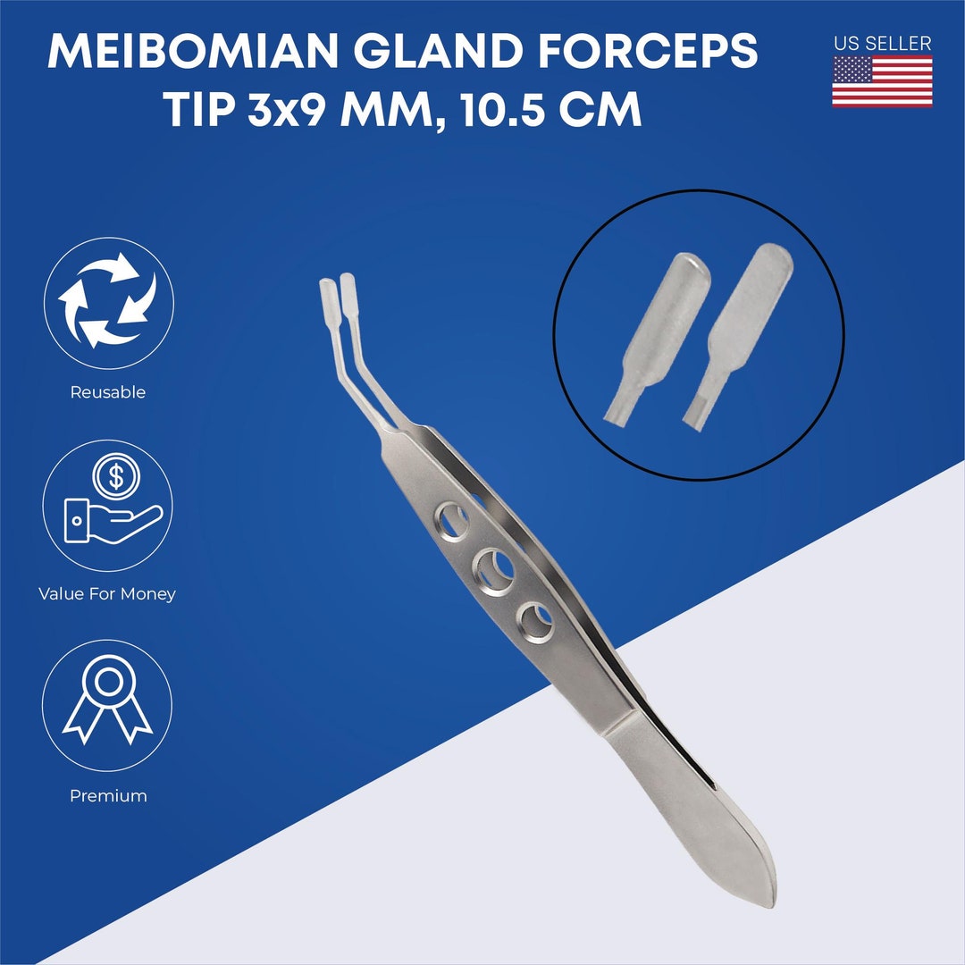 Meibomian Gland Expressor Forcep Tweezer High Precision for Meibomian ...