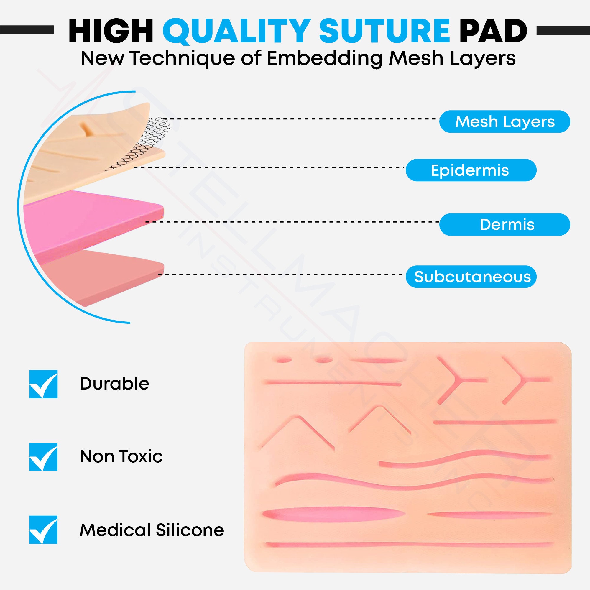 Complete Practice Suture Kit Medical Students Sutures Training Suture ...