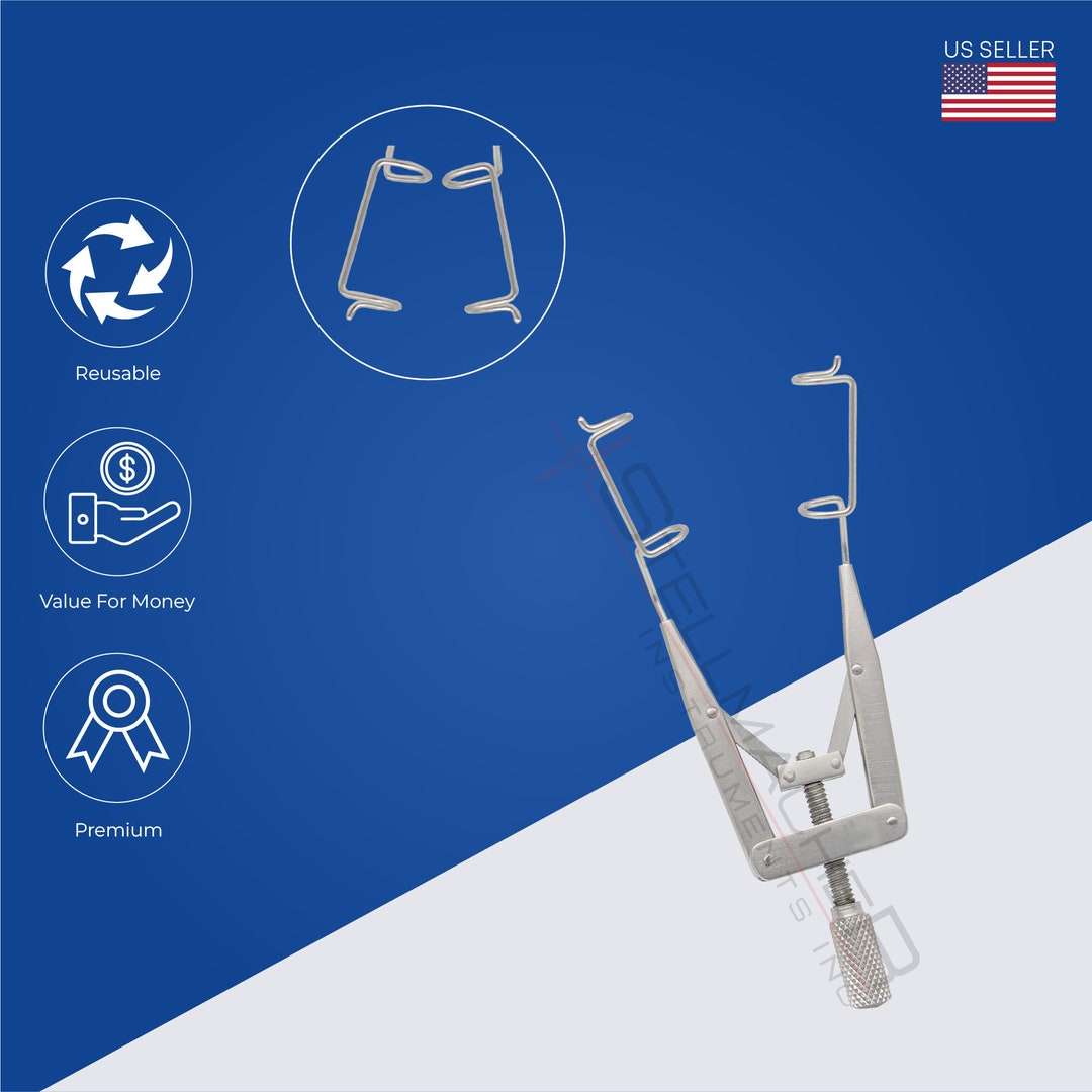 Liebermann Eye Speculum K-wire Adjustable Surgical Eyelid Tools ...